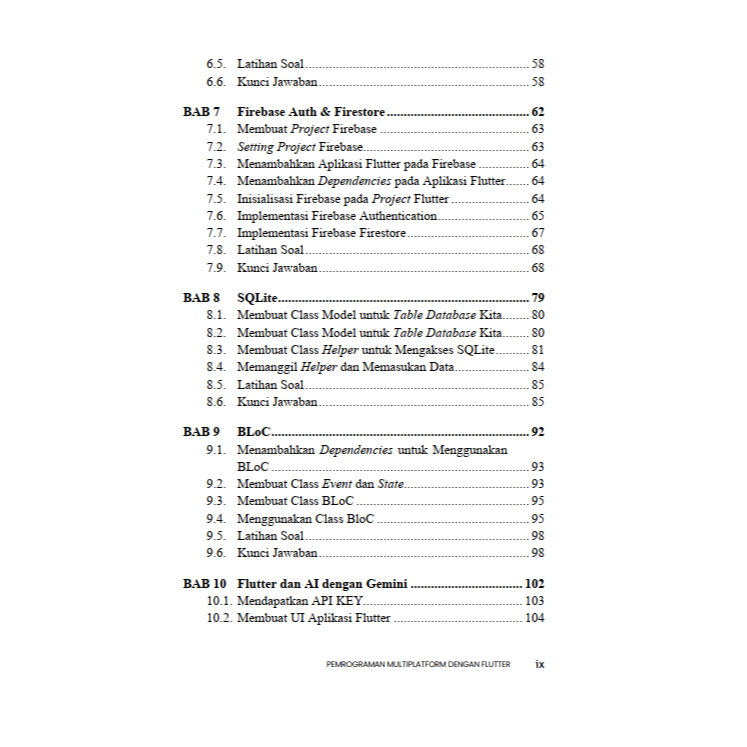 Jual Buku Pemrograman Multiplatform dengan Flutter Dilengkapi ...