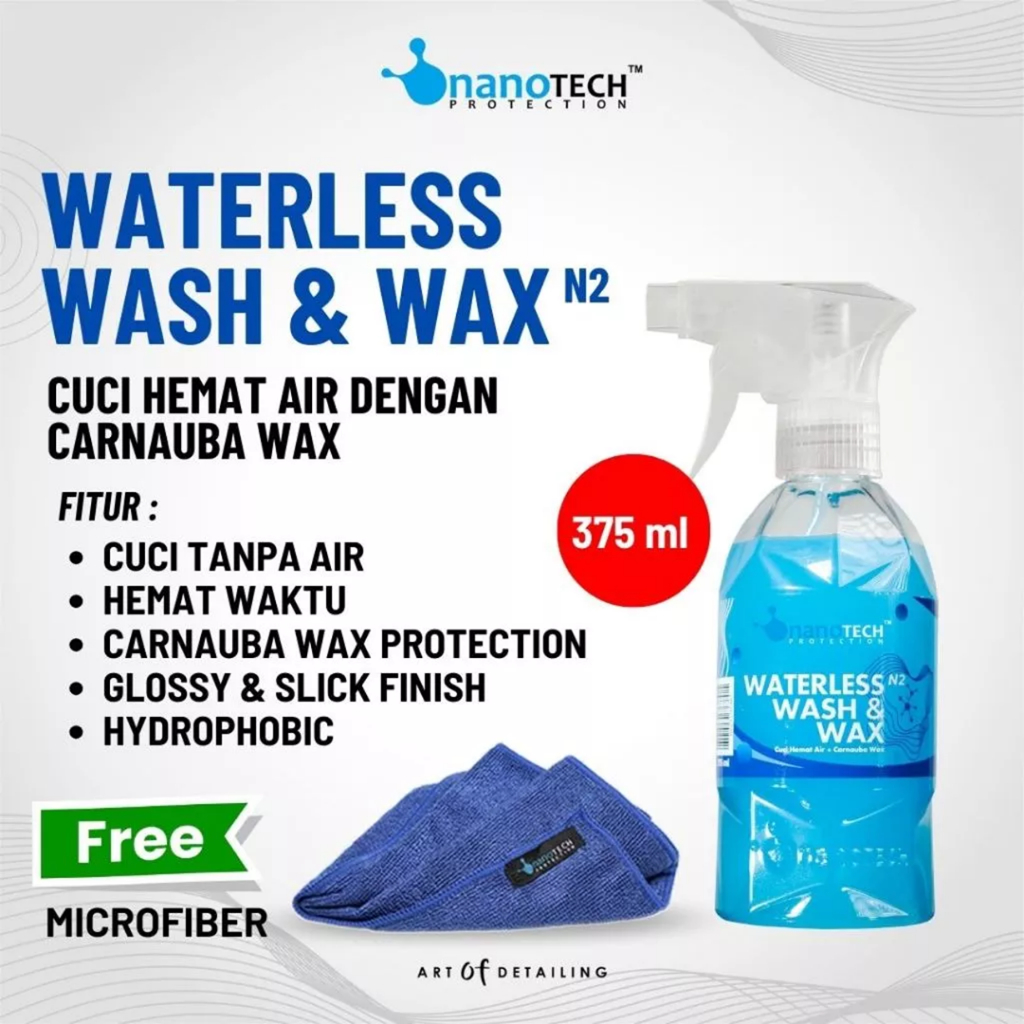 Jual Nanotech Waterless Wash and Wax Cuci Mobil Tanpa Air Sabun ...