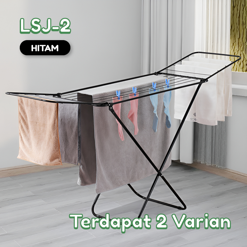 Jual Rak Jemuran Handuk Jemuran Baju Lipat Jemuran Pakaian Tahan Karat ...