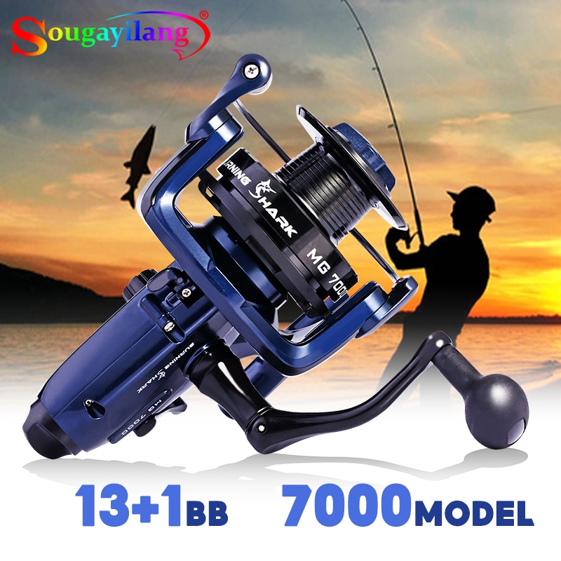 Jual Sougayilang Reel Pancing 7000 Series 13+1BB 10KG Drag Kuat 2 Spool ...
