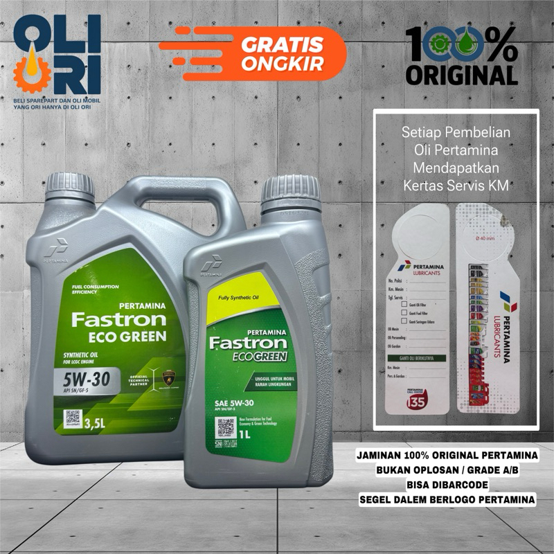 Jual Oli FASTRON ECOGREEN 0W-20 | 5W-30 - Mobil Bensin Original ...