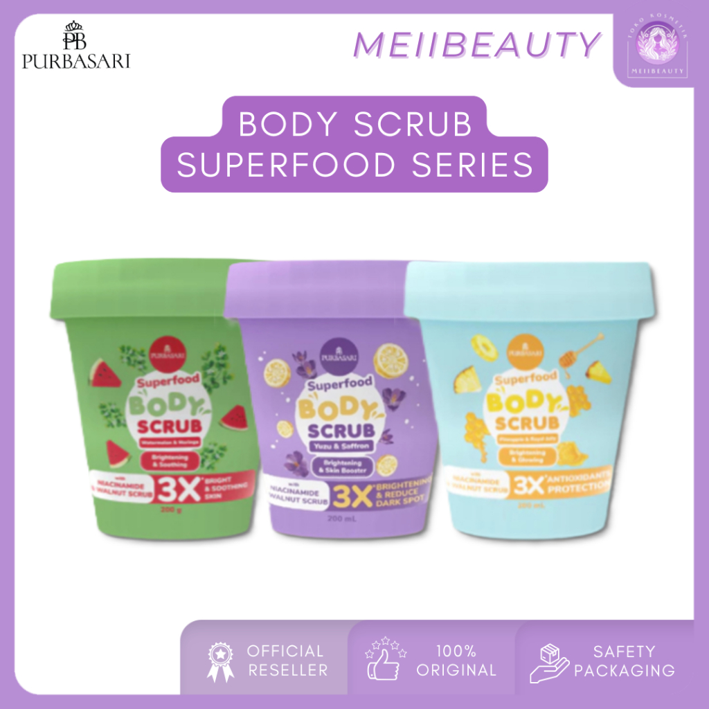 Jual Purbasari Superfood Body Scrub | Lulur Tubuh Pencerah Watermelon ...