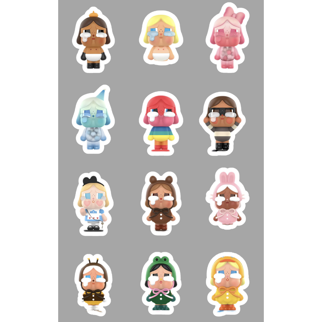 Jual STICKER CRY BABY / POP MART MURAH | Shopee Indonesia