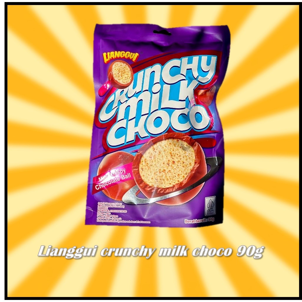 Jual Lianggui crunchy milk choco 90g | Shopee Indonesia