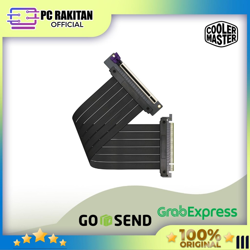 Jual Cooler Master Riser Cable PCIE 3.0 X16 VER. 2 - 300MM | Shopee ...