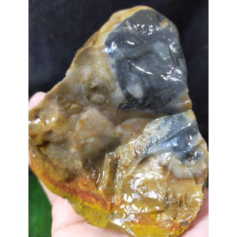 Jual 1 Kg - 5 Pcs - Paket Batu POSIL KAYU Motif Klasik Sakral Bodyglass ...