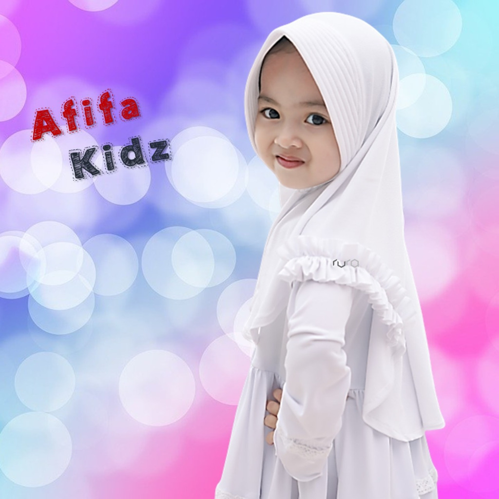 Jual Rura Hijab - Hijab Afifa Pet - Bergo Jersey Korea - Custom Size Anak dan Dewasa | Shopee ...