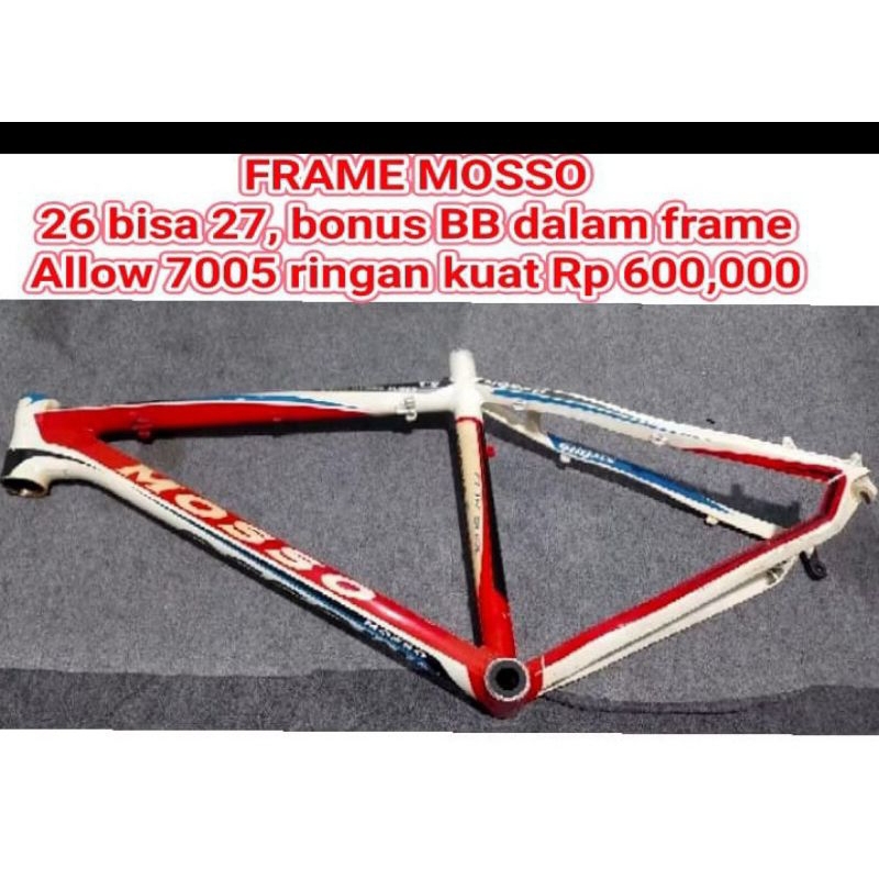 Jual frame mosso 26 size L body kurang mulus | Shopee Indonesia