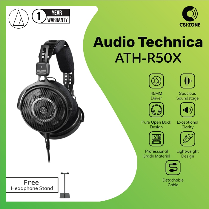 Jual Audio Technica ATH-R50X / ATH R50X Open Back Dynamic Headphone ...