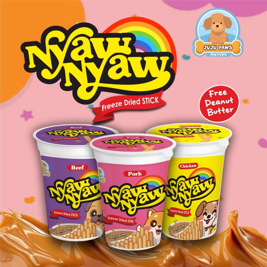 Jual Nyaw Nyaw Freeze Dried Stick for Dogs: 10 PCS Stick Camilan Lezat & Bergizi – Varian ...