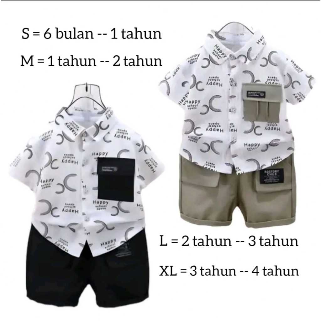 Jual SETELAN KEMEJA ANAK LAKI-LAKI/SETELAN KEMEJA ANAK COWOK 1-4 TAHUN ...