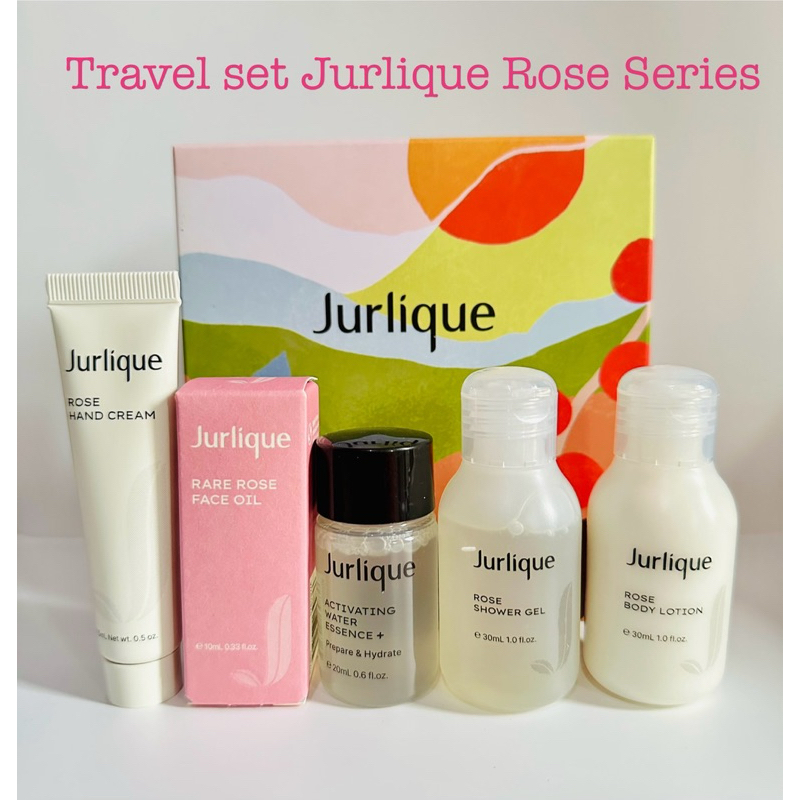 Jual TRAVEL SET JURLIQUE ROSE SERIES (HAND CREAM,FACE OIL,BODY LOTION ...