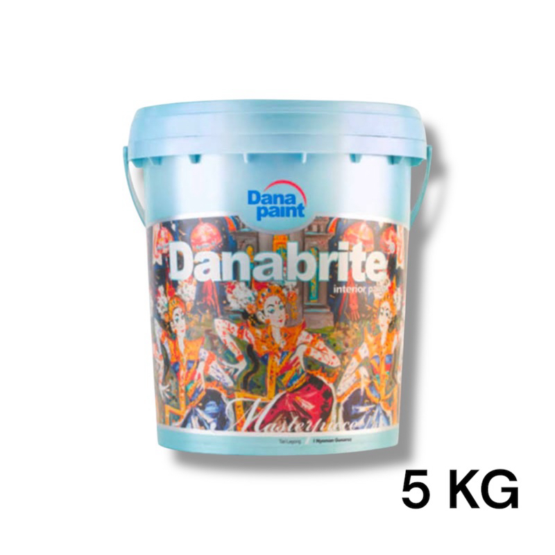 Jual DANABRITE, CAT TEMBOK INTERIOR DANA PAINT 5 KG | Shopee Indonesia