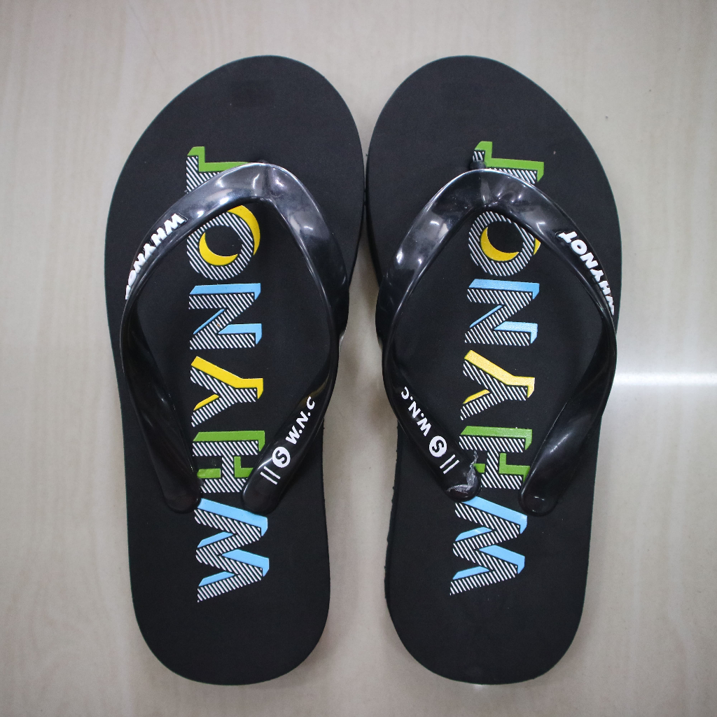 Jual WNC Sandal jepit Karret pria Color line | Shopee Indonesia