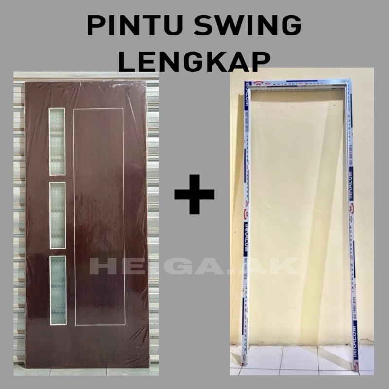 Jual Satu Set Pintu Kusen Lengkap Tinggal Pasang | Pintu Kusen Lengkap ...