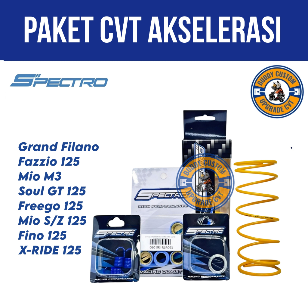 Jual Paket Upgrade CVT Mio M3 Soul GT 125 Fazzio Freego 125 Xride 125 ...