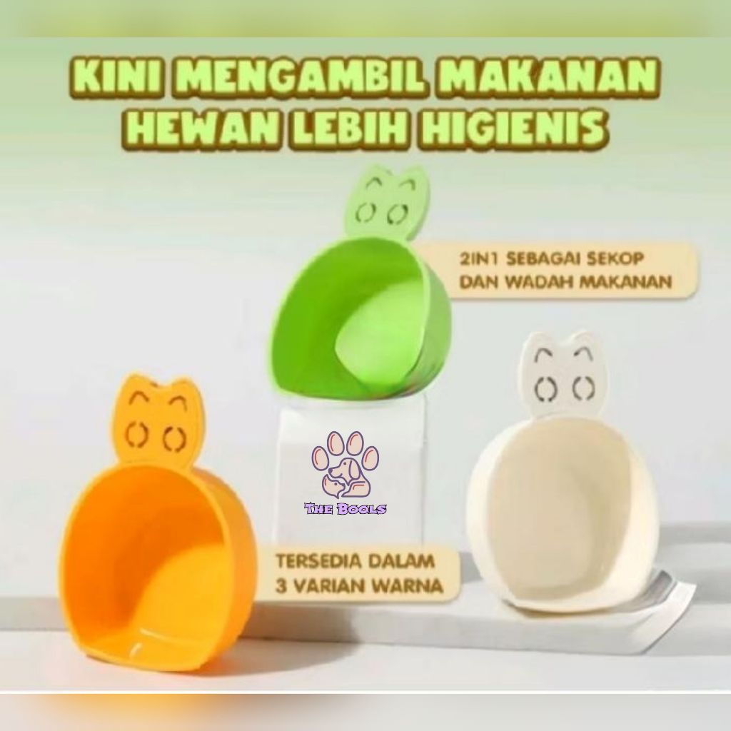 Jual (The Bool's) TH-F06 Sendok Takar Makanan Hewan Dengan Silica Gel ...
