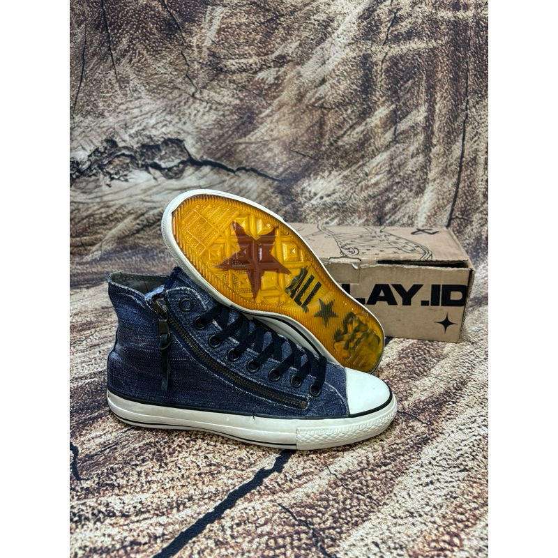Jual Converse John Varvatos Double Zipper ( Size 39.5 Fit 40 ) | Shopee ...
