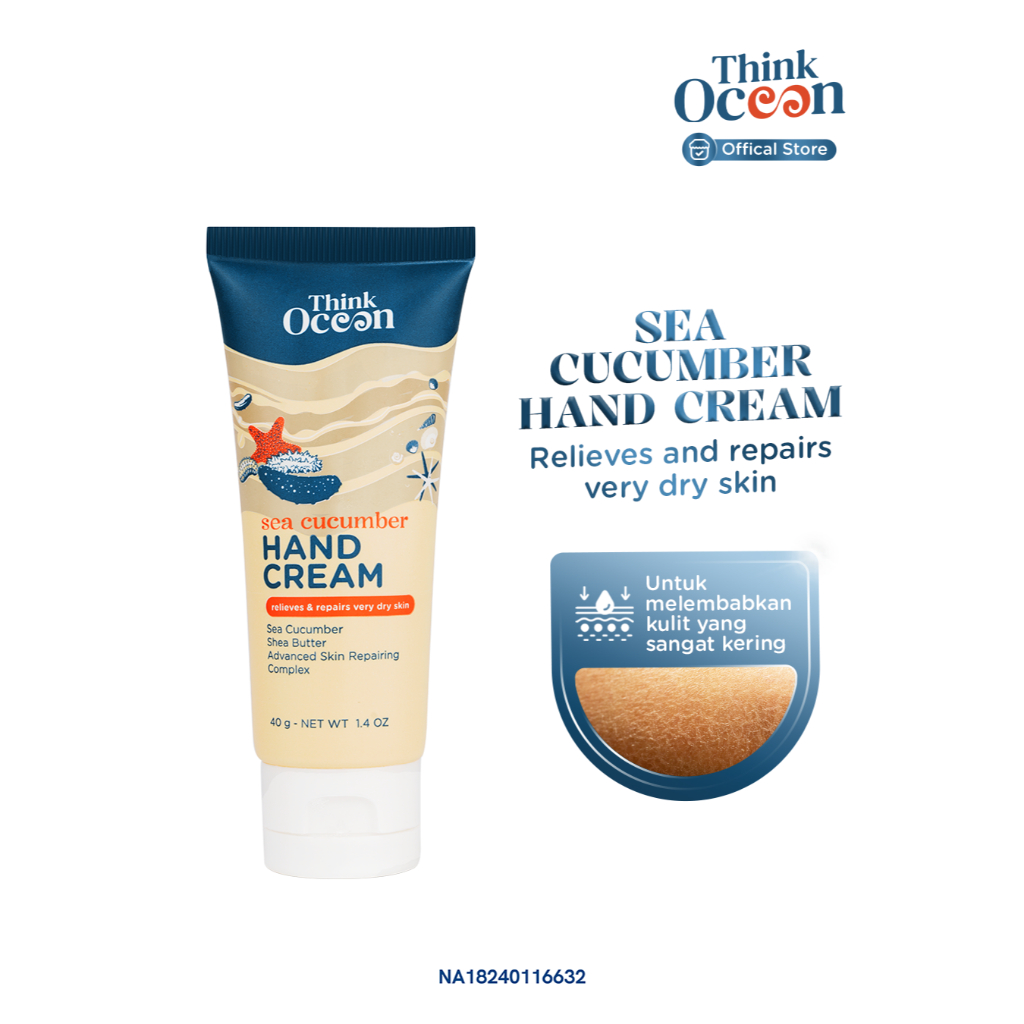 Jual Think Ocean Sea Cucumber Hand Cream For Very Dry Skin 40 g ...