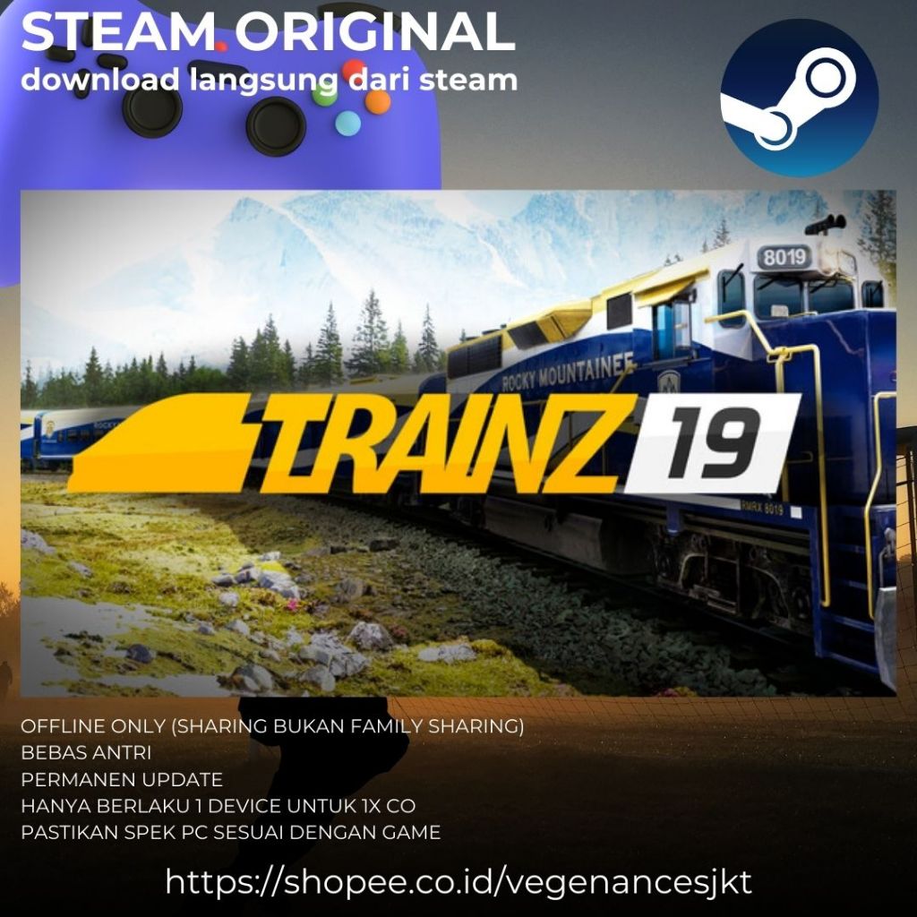 Jual Trainz Railroad Simulator 2019 / 2022 PLATINUM DLC MAC & PC Game ...