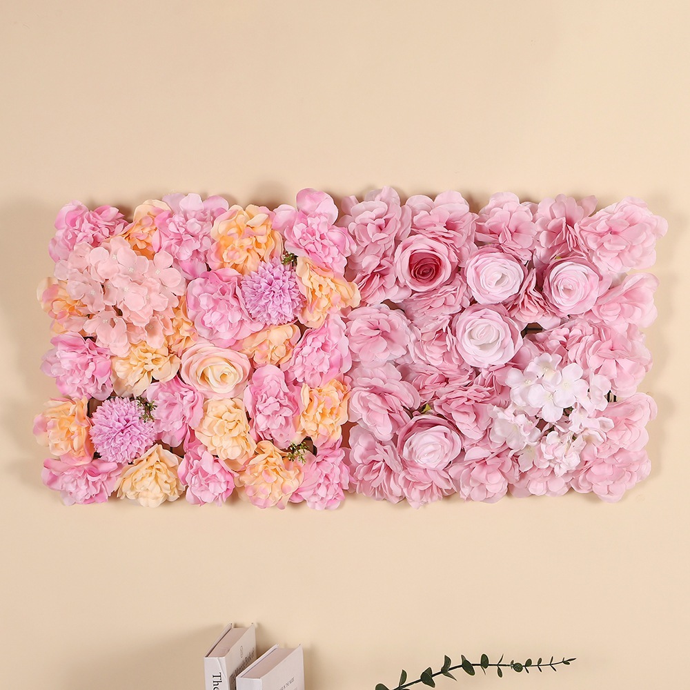 Jual Flower Wall Panel Dinding Karangan Bunga 3D Bahan Sutra Untuk ...
