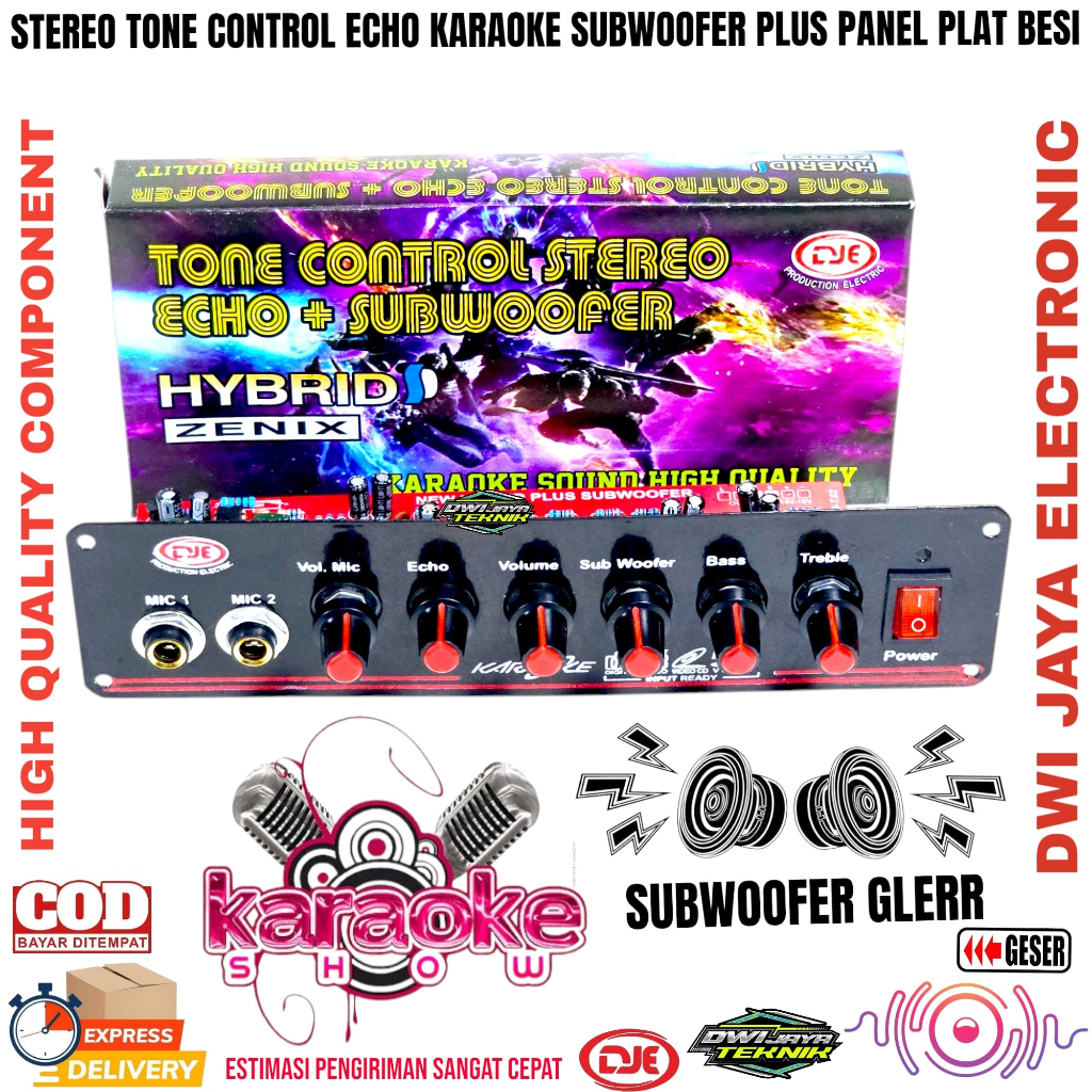 Jual STEREO TONE CONTROL HYBRIS + PANEL Stereo tone tone control + sub ...
