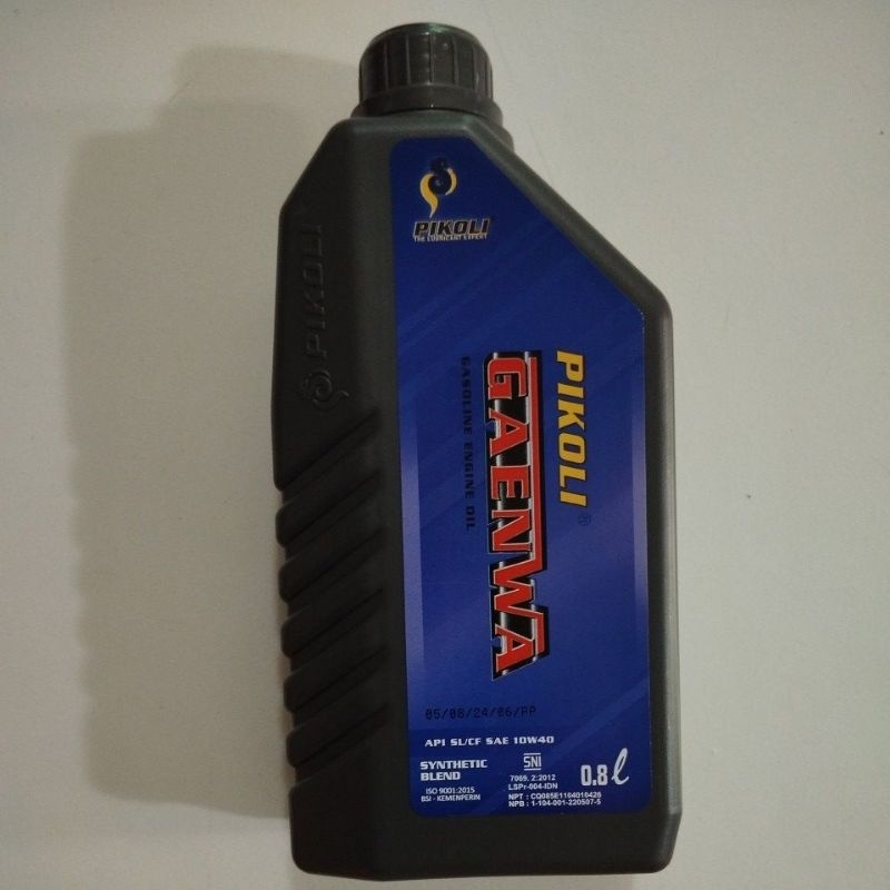Jual Pikoli Gaenwa 10W40 API SL/CF 800ml / Oli Pikoli Gaenwa | Shopee ...