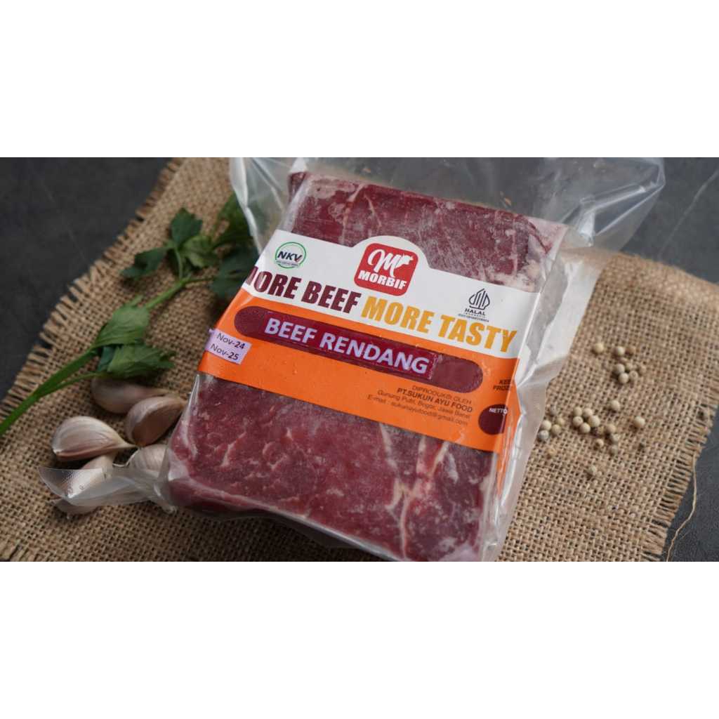 Jual AUS Rendang Special / Daging Sapi Rendang Spesial Premium 1kg HALAL | Shopee Indonesia