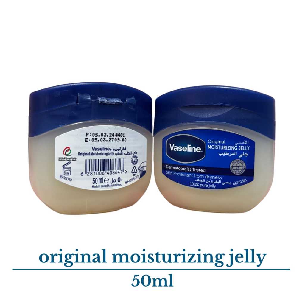 Jual Vaseline 50ml vaseline Moisturizing jelly Original | Shopee Indonesia