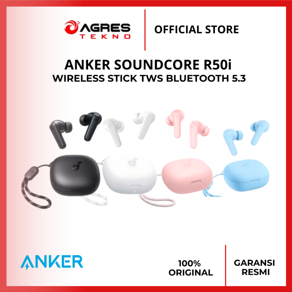 Jual ANKER SOUNDCORE R50i Wireless Stick TWS Bluetooth 5.3 RESMI | Shopee Indonesia