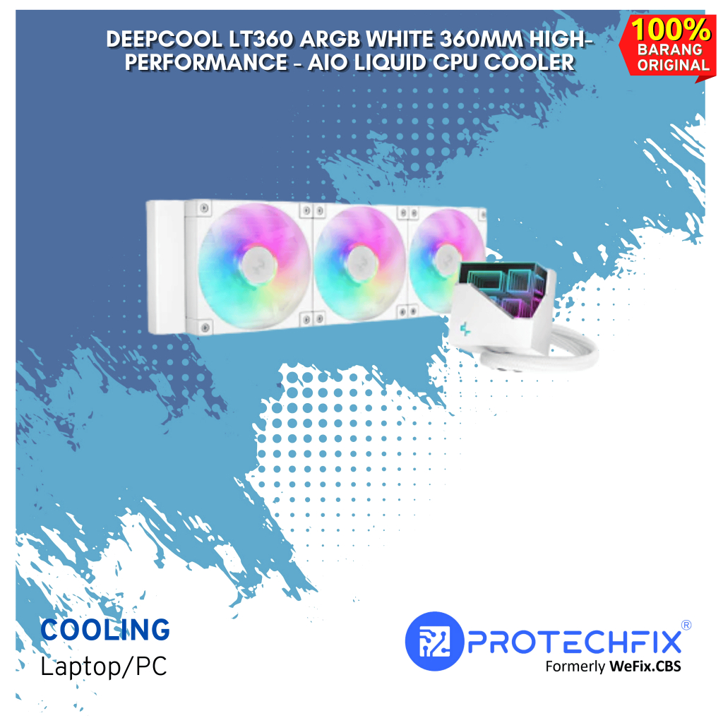 Jual DeepCool LT360 ARGB WHITE 360mm High-Performance - AIO Liquid CPU Cooler | Shopee Indonesia