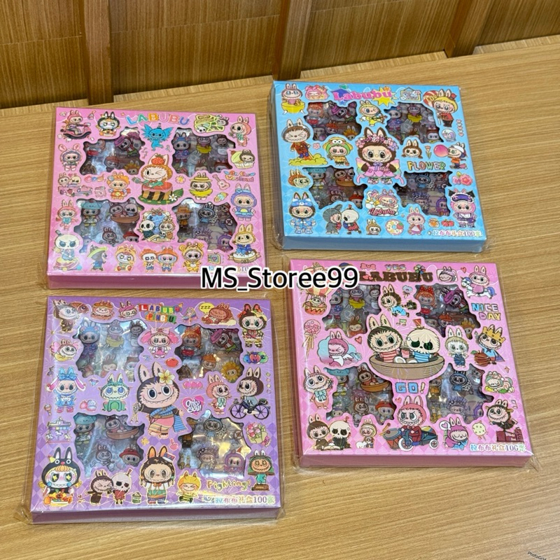 Jual Sticker Labubu viral korea aesthetic isi 100pcs waterproof stiker ...