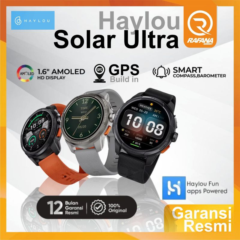 Jual HAYLOU SOLAR ULTRA GPS Build In | Shopee Indonesia
