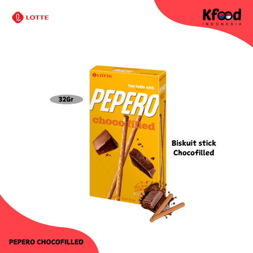 Jual [Special LIVE] Kfoodind - Lotte Choco Filled Pepero 32g Stick isi ...