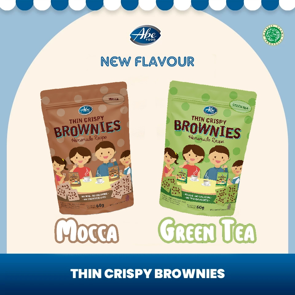Jual [NEW FLAVOUR] Abe Food Thin Crispy Brownies/ Biskuit Anak Sehat ...