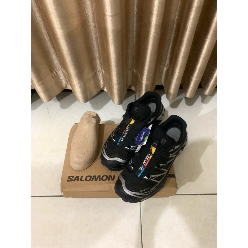 Jual salomon xt 6 goretex black silver | Shopee Indonesia
