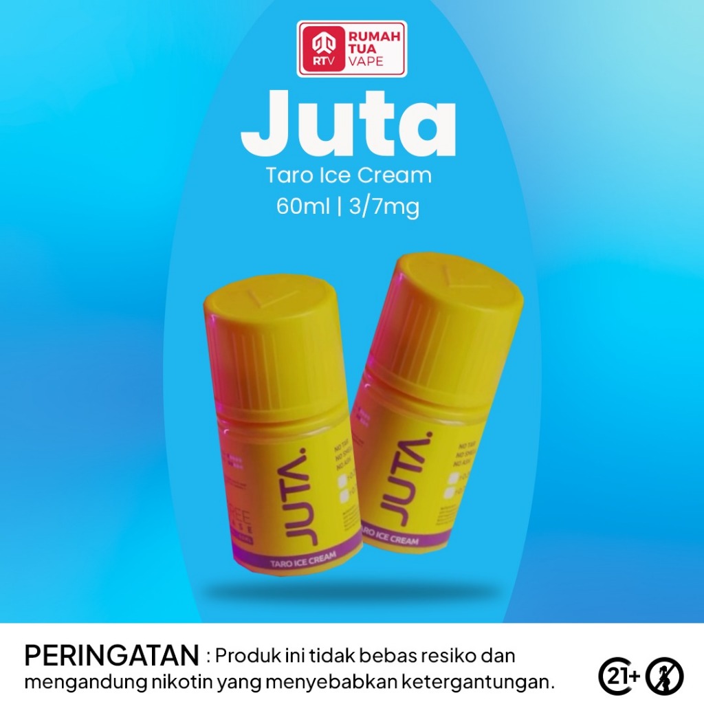 Jual JUTA TARO ICE CREAM 3/7MG PREMIUM LIQUID VAPE | Shopee Indonesia