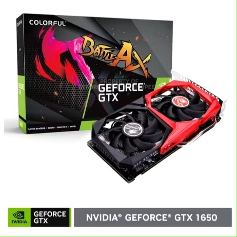 Jual colorful GeForce GTX 1650 xe 4gd6-v |4 GB gddr6 | Shopee Indonesia
