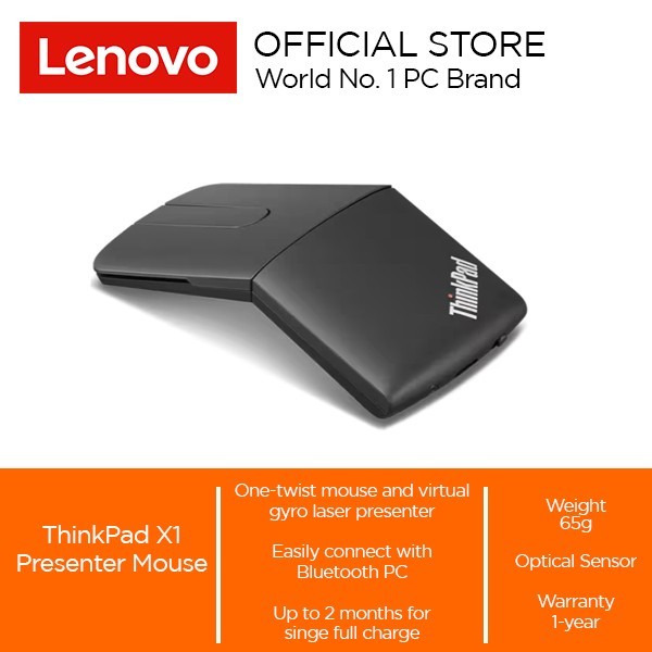 Jual Lenovo ThinkPad X1 Presenter Mouse | Shopee Indonesia