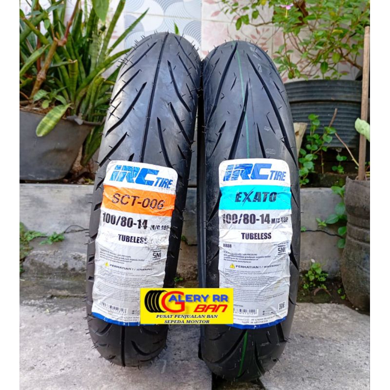 Jual Ban Matic Tubeless Irc 100/80-14 ban irc sct-006 100/80-14 ban irc ...