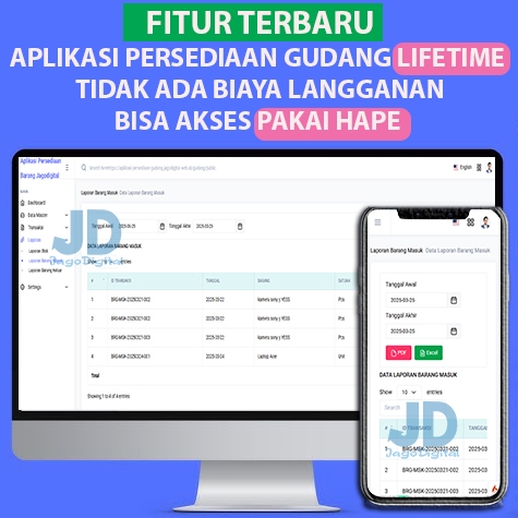 Jual Aplikasi Persediaan Gudang, Barang Masuk & Keluar, Stok Otomatis ...