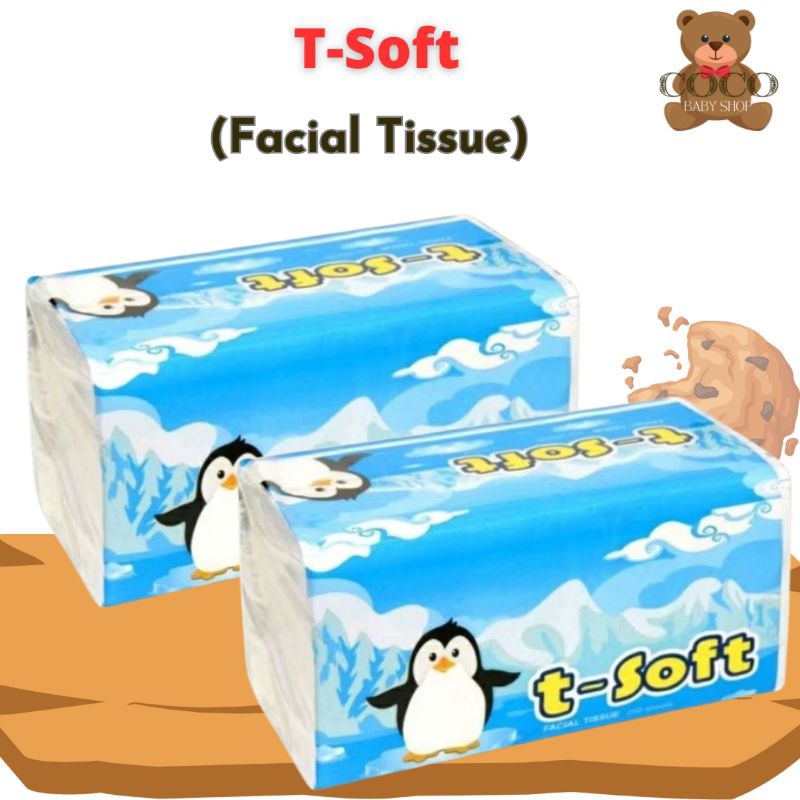 Jual T-Soft Facial Tissue 2-ply (tissue kering) | Shopee Indonesia