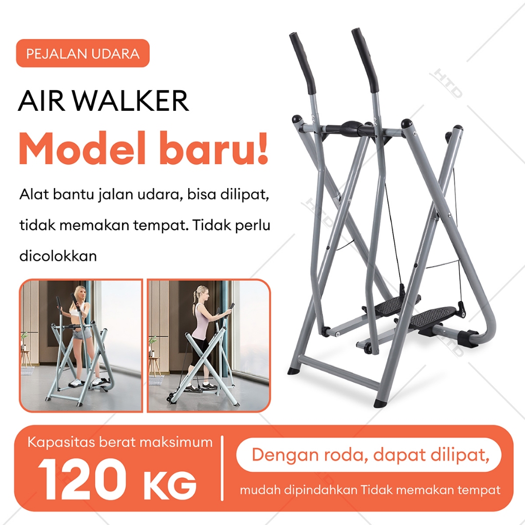Jual BG SPORT Air Walker Lipat Portable With LED Screen Kuat Hingga ...