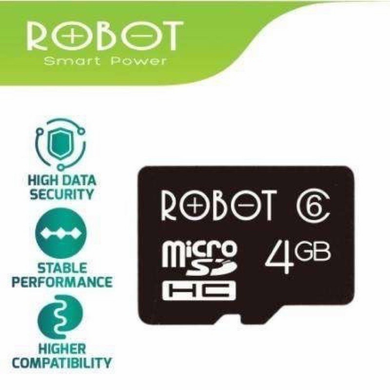 Jual ROBOT Memory Card Microsd 4Gb / 8Gb /16Gb / 32Gb / 64Gb Class 10 ...