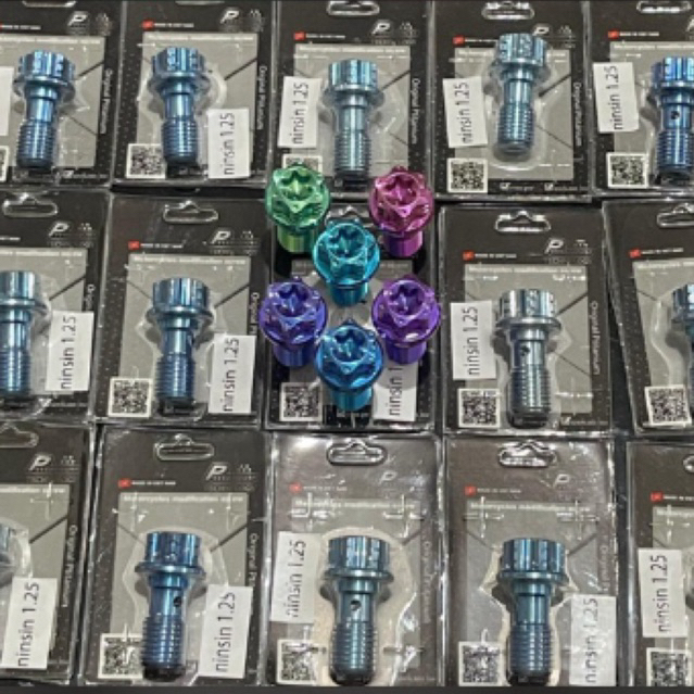 Jual BAUT BANJO TITANIUM BAUT NEPEL KALIPER MASTER REM PTITANIUM ASLI ...