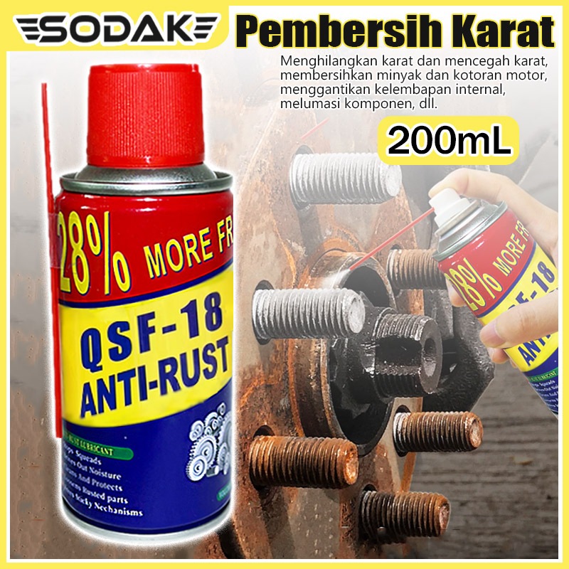 Jual 200mL Pembersih Karat Motor Besi / Penghilang Semprot Anti Karat / Pelumas Anti Karat ...