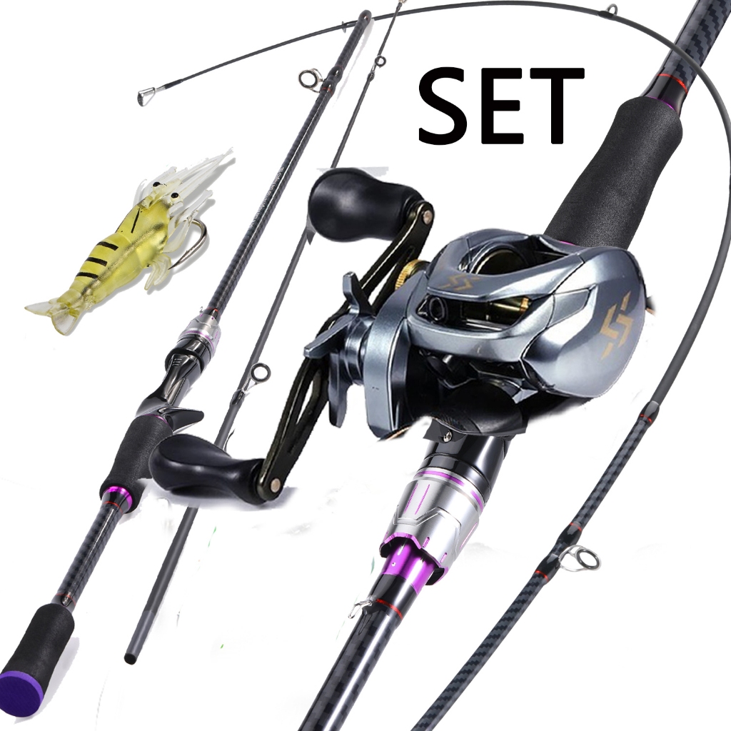 Jual Joran Pancing Set Sougayilang 1.8m Carbon Fiber Fishing Rod with 7.2:1 Fishing Reel Set Max ...