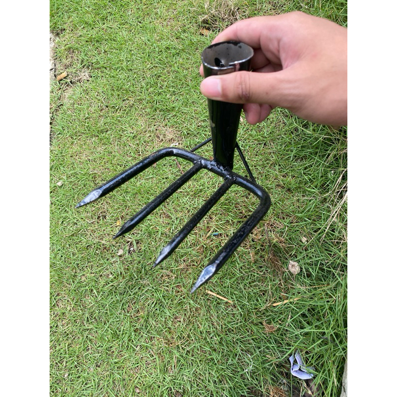 Jual Garpu Garok Garukan Sampah Besi Ulir Gagang KOLONG Cap Jago/Garpu ...