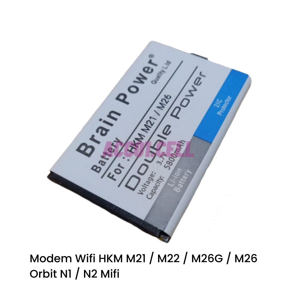 Jual Baterai Modem Wifi HKM M21 - M22 - M26G - M26 - Orbit N1 - N2 ...
