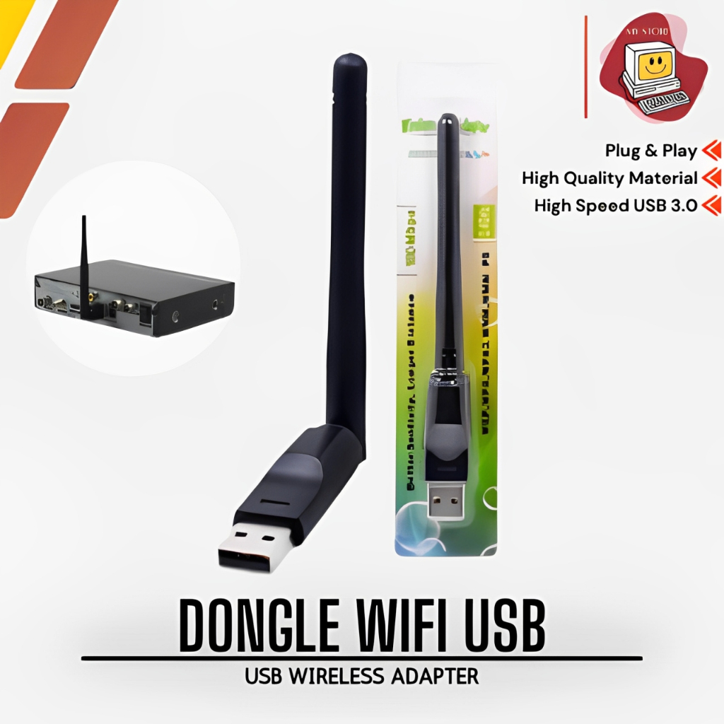 Jual Dongle WiFi Wireless Antena USB Adapter IEEE 802.11 b/g/n 150Mbps for STB / Set Top Box ...